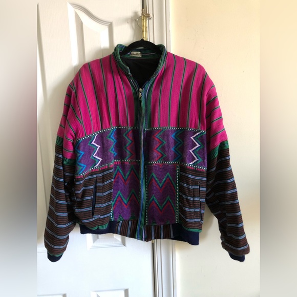 Vintage | Jackets & Coats | Vintage Handmade Guatemala Jacket ...